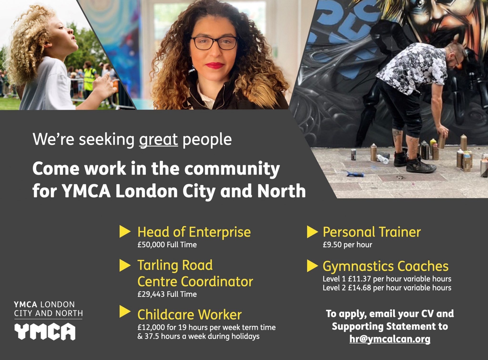 Jobs - YMCA London City and North